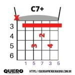 Como Fazer o Acorde C7+ no Violão - Aprenda Violão no QAA