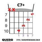 Como Fazer o Acorde C7+ no Violão - Aprenda Violão no QAA